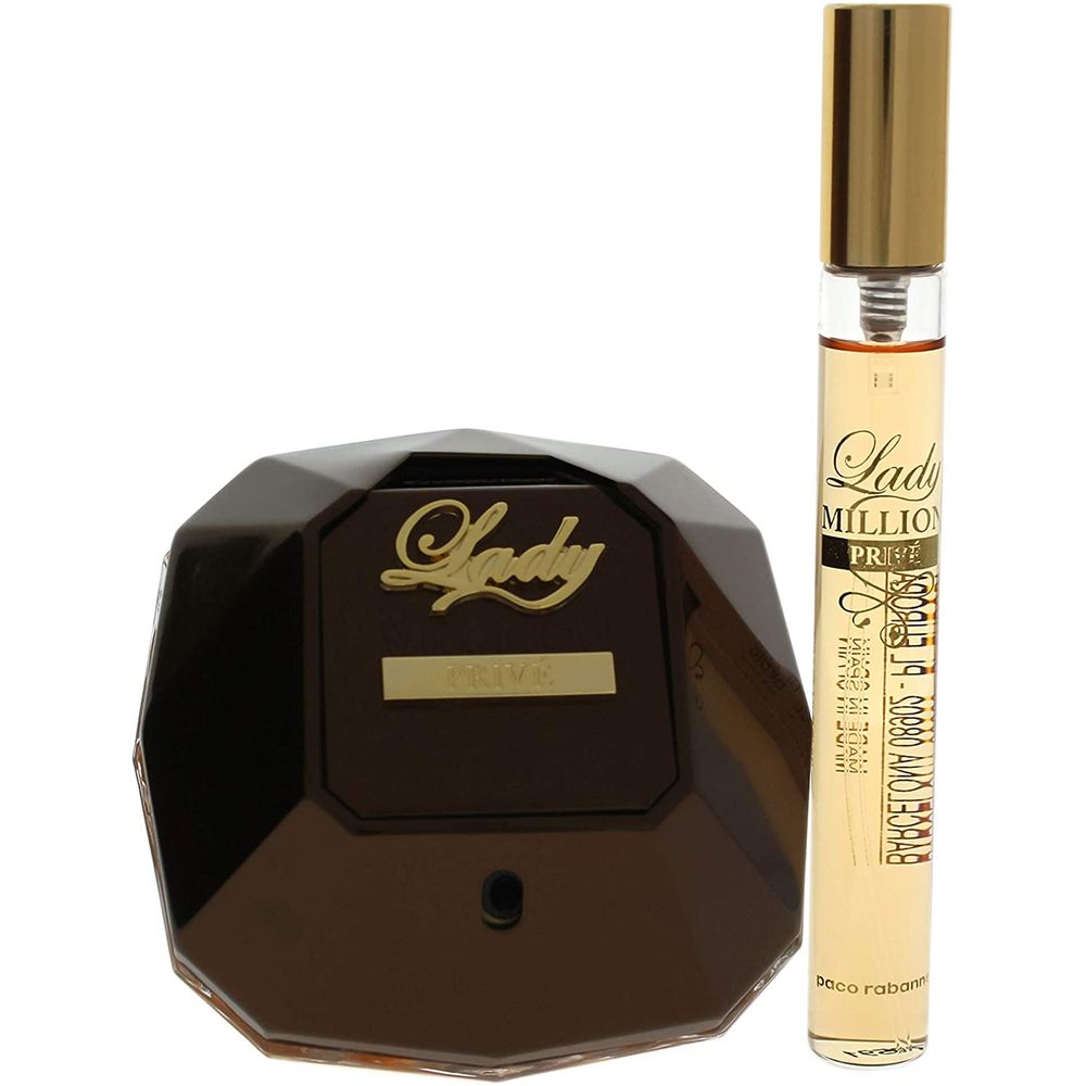 Kit Coffret Lady Million Privé EDP 80ml + Travel 10ml - new worldfree