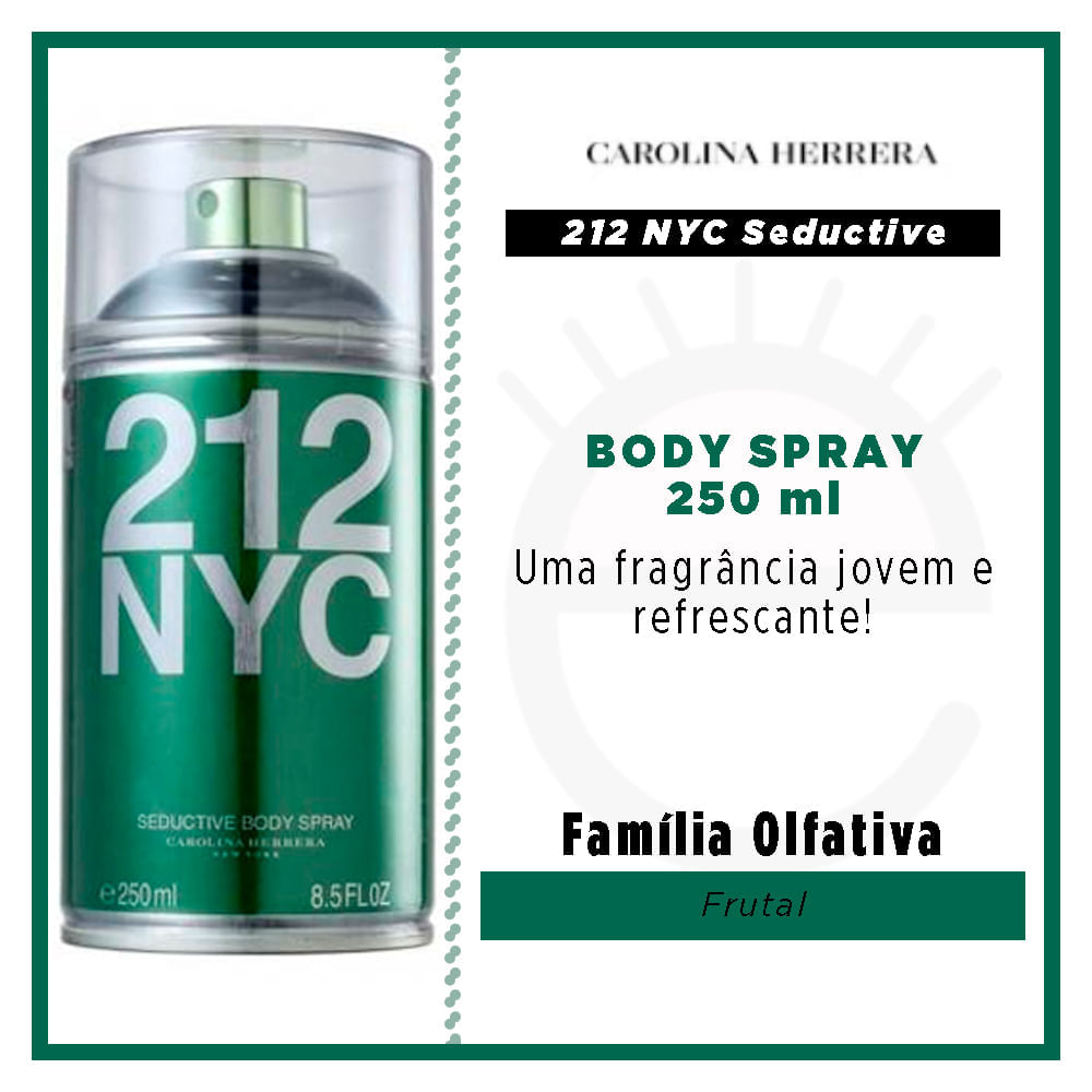 212 Feminino Body Spray EDT - new worldfree