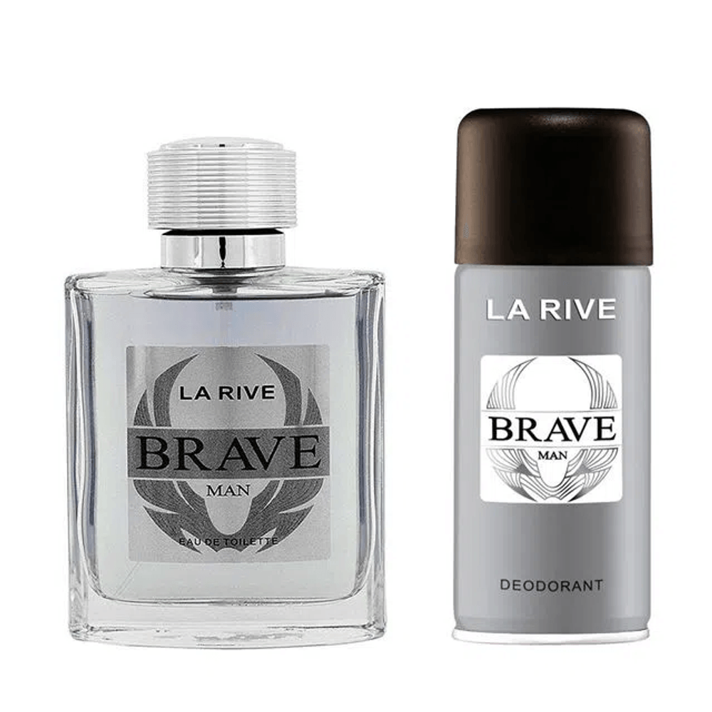 Kit Coffret La Rive Brave EDT 100ml + Deo Spray 150ml - new worldfree