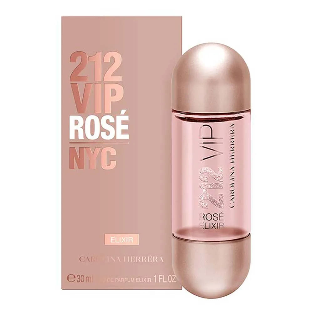 Carolina Herrera 212 Vip Rose Elixir Feminino EDP - new worldfree